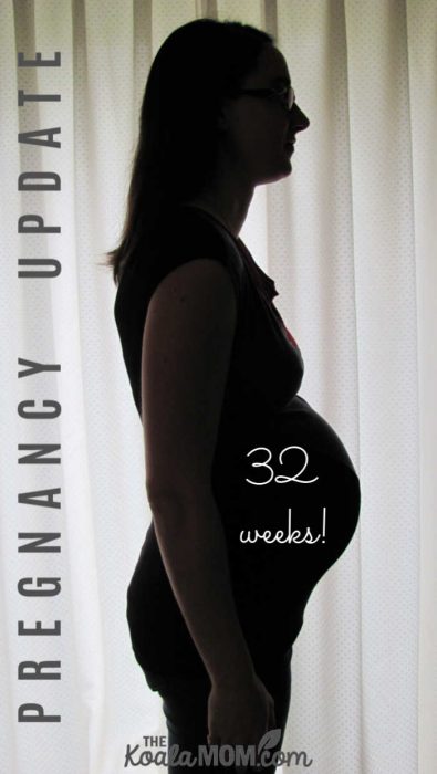 32 Weeks Pregnant with Baby #3 {pregnancy update} • The Koala Mom