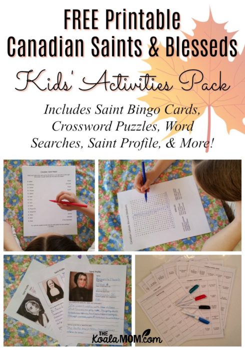 Canadian Catholic Saints: Holy Men & Women of Canada