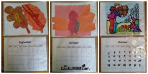 Turn Kids' Artwork into Reusable Calendars • The Koala Mom