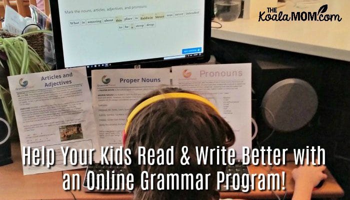 Help Kids Read & Write Better with an Online Grammar Program!