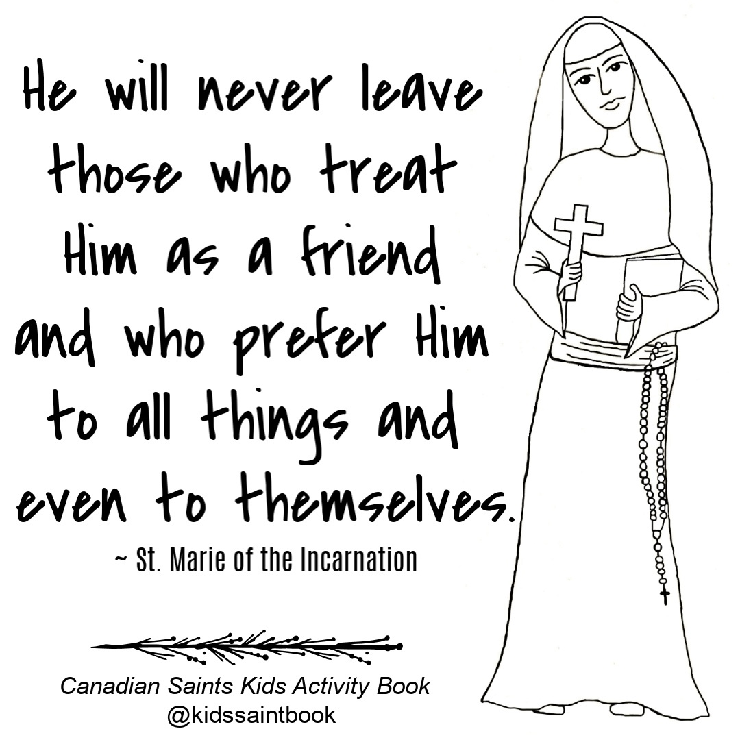 Canadian Saints Kids Activity Book • The Koala Mom