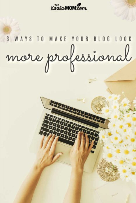 3 Ways to Make Your Blog Look Professional • The Koala Mom
