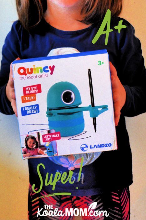 Quincy the Robot Artist teaches drawing, math and more! • TKM