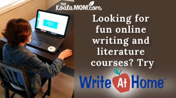 WriteAtHome offers fun online writing courses • The Koala Mom