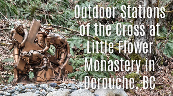 Outdoor Stations of the Cross at Little Flower Monastery • The Koala Mom