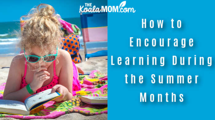 How to Encourage Learning During the Summer Months • The Koala Mom