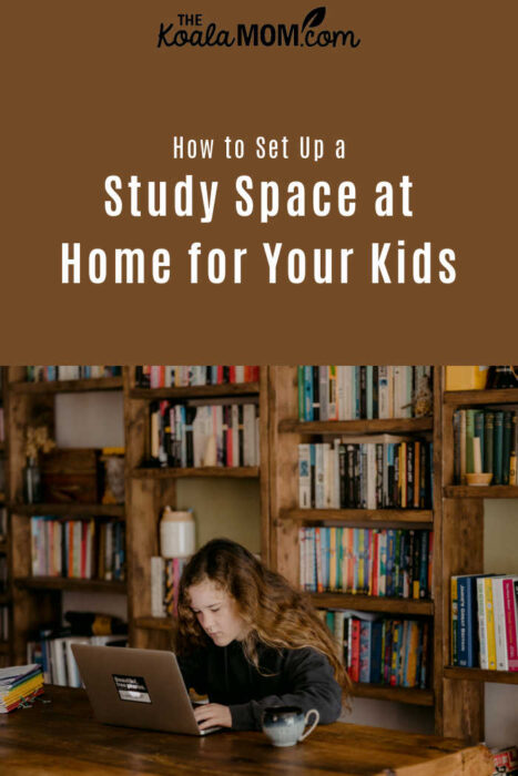 How to Set Up a Study Space at Home for Your Kids • The Koala Mom