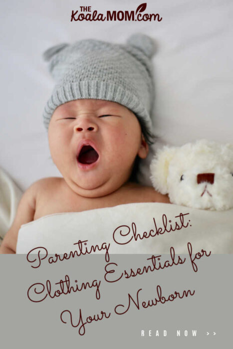 Parenting Checklist: Clothing Essentials for Your Newborn • The Koala Mom