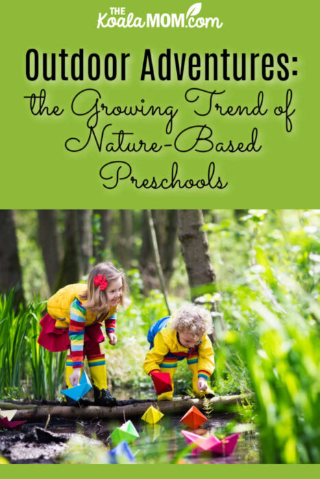 The Growing Trend of Nature-Based Preschools • The Koala Mom