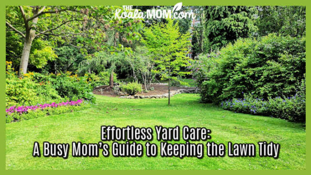 Effortless Yard Care: A Busy Mom’s Guide to Keeping the Lawn Tidy • The ...